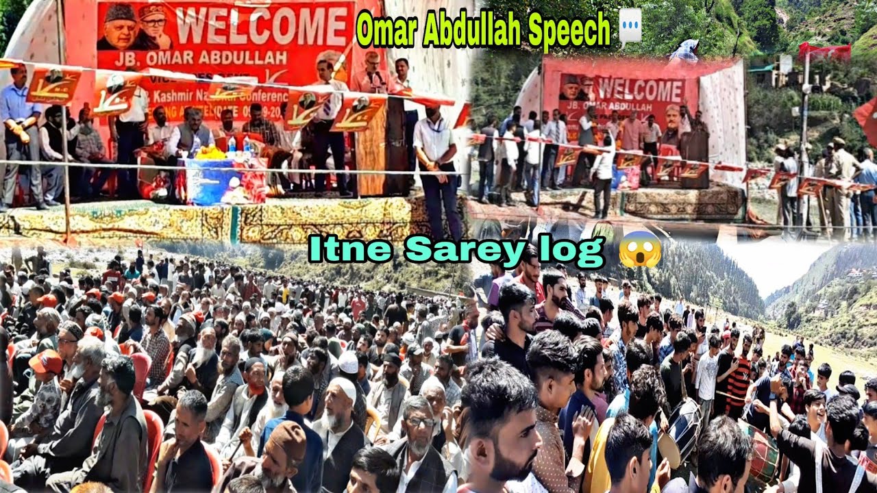 Omar Abdullah Agressive Speech 💬 | Yeh kya Bol Diya Omar Sahab 😱 ...