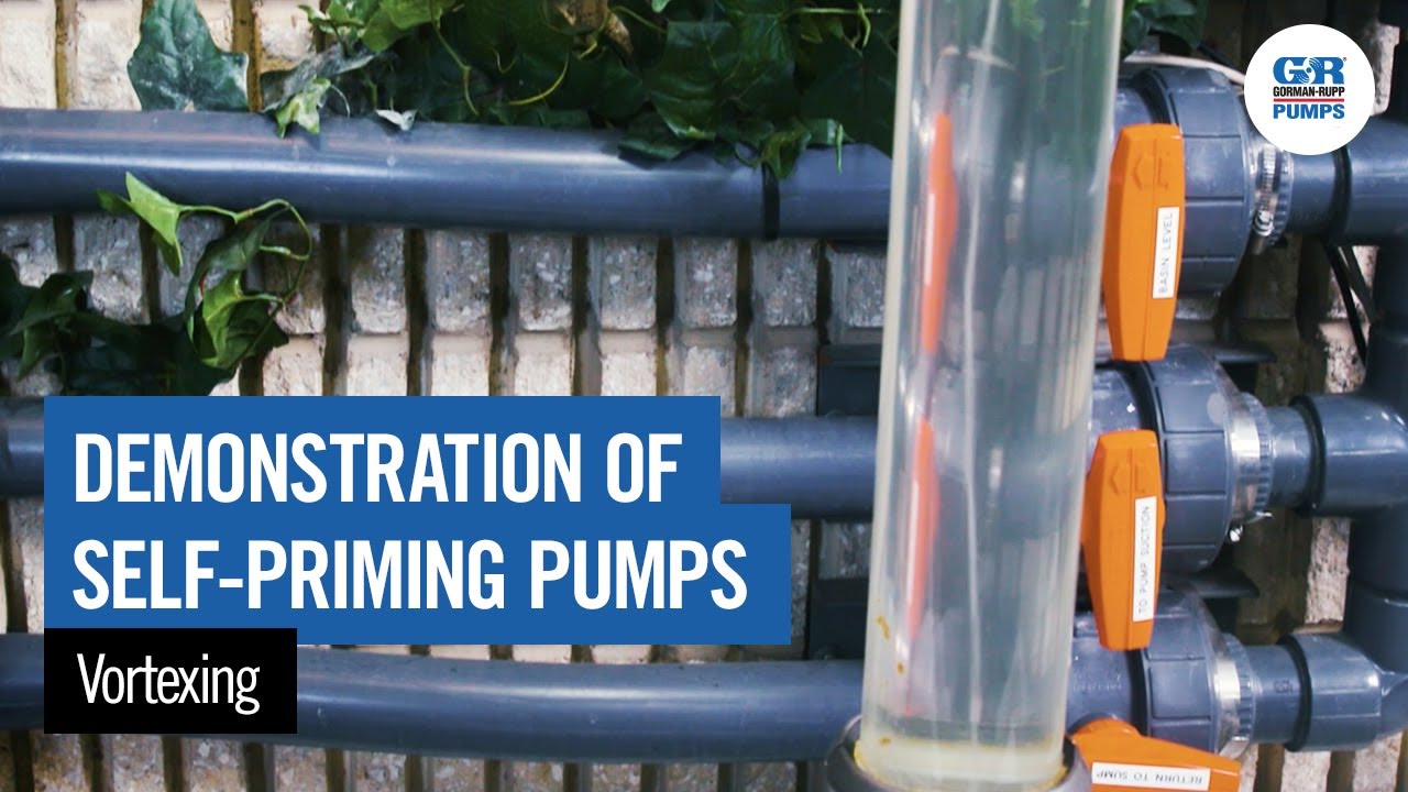 Demonstration of Self-Priming Pumps | Vortexting - YouTube