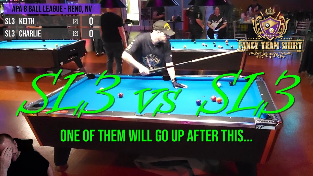 APA League Night | 8 Ball Match | Keith v Charlie | 3 v 3 | Commentary ...