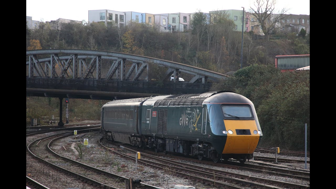 GWR Castle HSTs at Bristol Temple Meads - 8th Dec 2022 (4K video) - YouTube