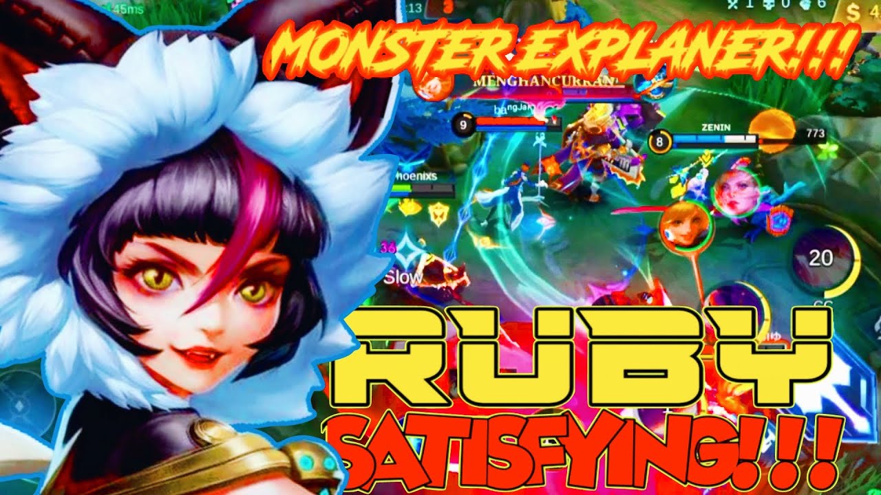 MENYALA🔥 RUBY MONSTER EXP!!! SATISFYING TANPA RECAL LIFESTEAL DERES ...