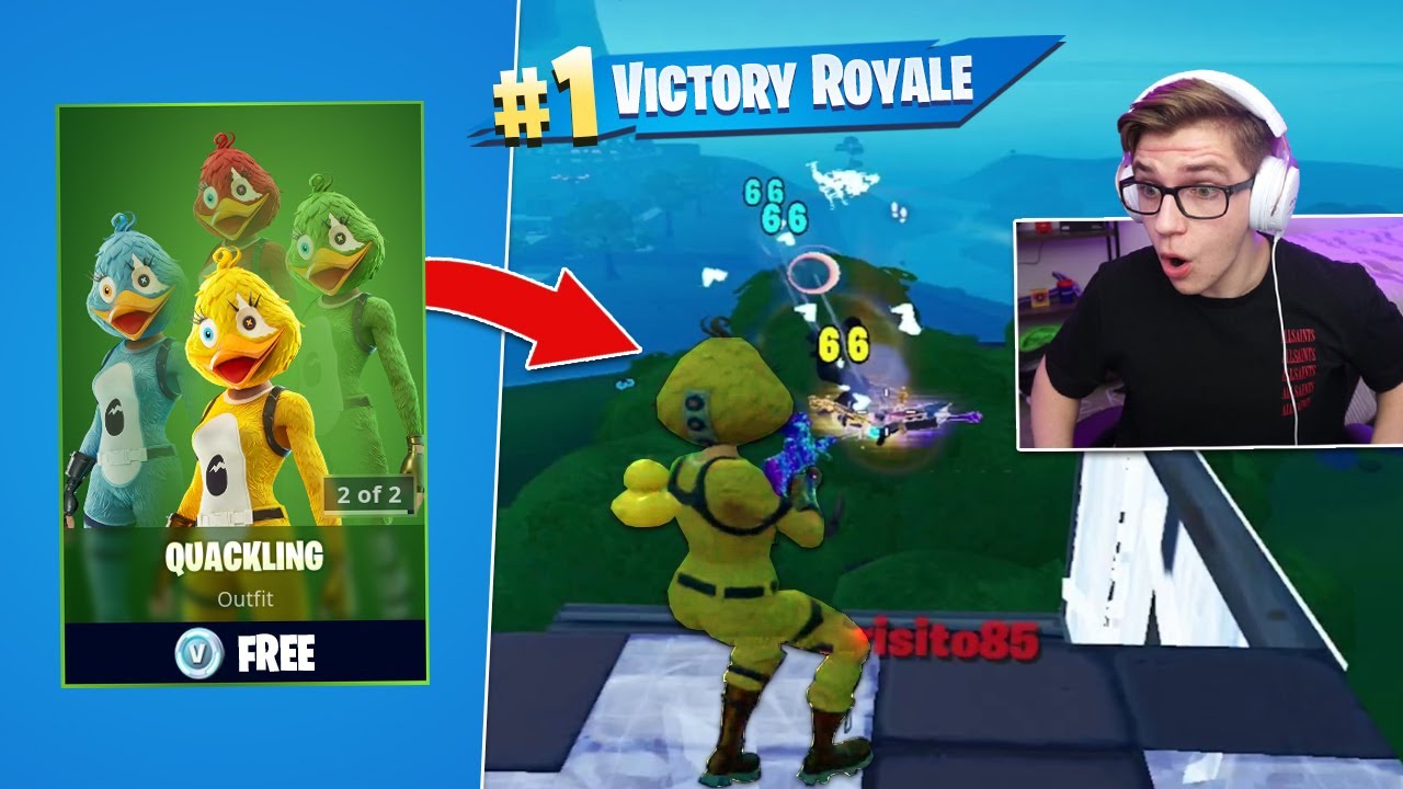 I got my OWN DUCK SKIN in Fortnite... (turned me into a GOD) - YouTube