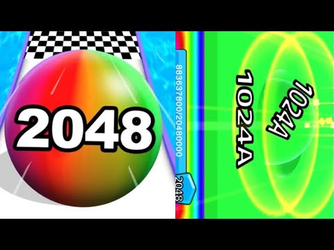 2048 | [[ 7392 High Score ]] 2048 Balls - Color Ball Run vs Ball Run ...