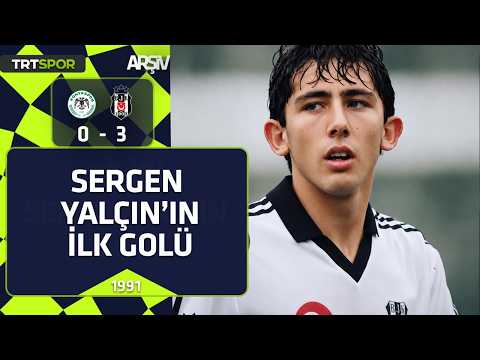 Konyaspor - Beşiktaş: 0-3 (1991-92 sezonu) Sergen Yalçın'ın ilk golü