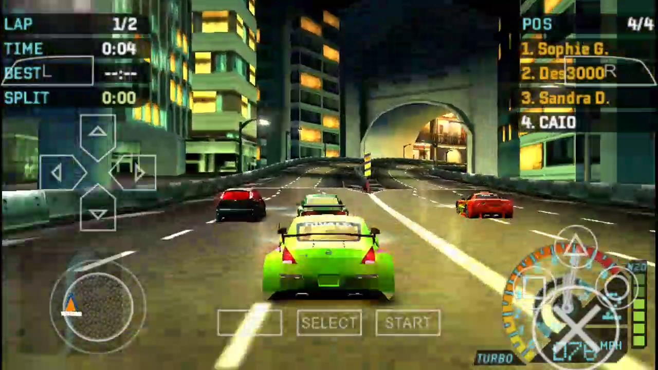 Need for speed underground rivals psp - YouTube