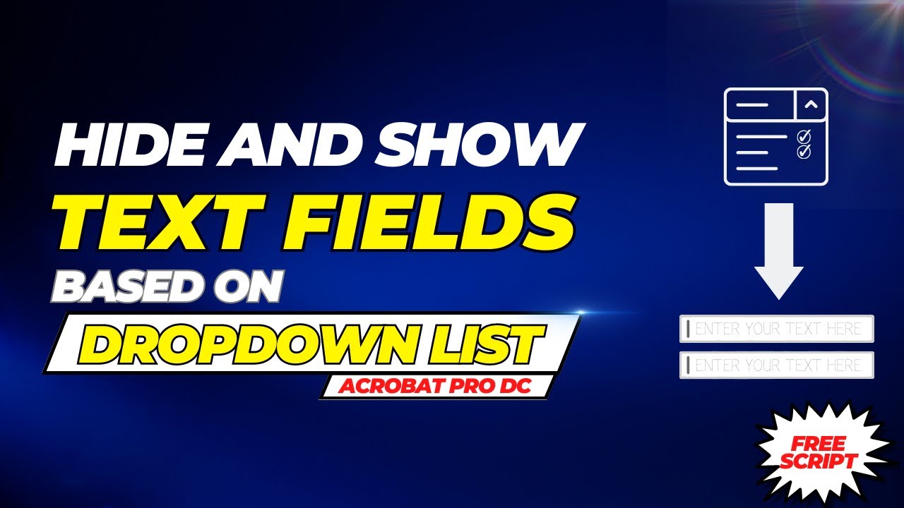 Hide And Show Text Fields Based On Selection From Dropdown List In Hide And Show Text Fields Based On Selection From Dropdown List In