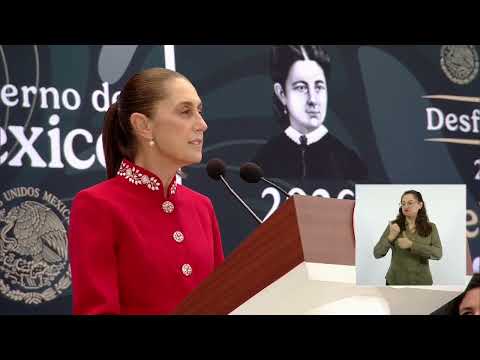 Discurso completo de la presidenta Claudia Sheinbaum en el Desfile Militar 2026