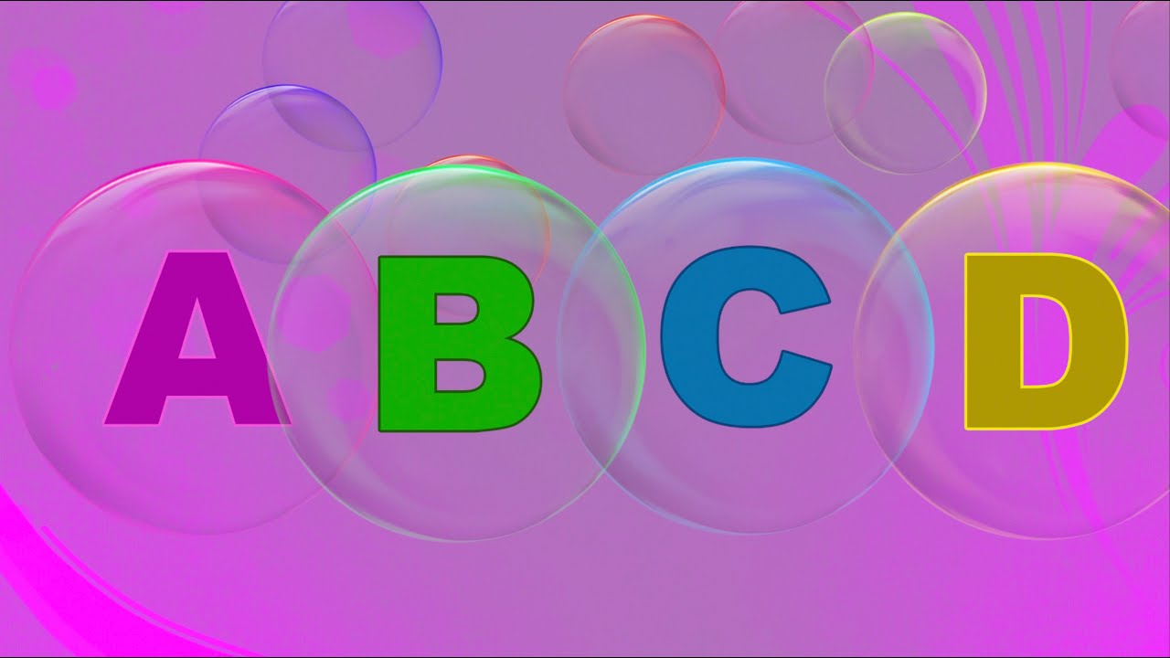 abcd for kids | colours bubbles abcd fun learning | a to z alphabets ...