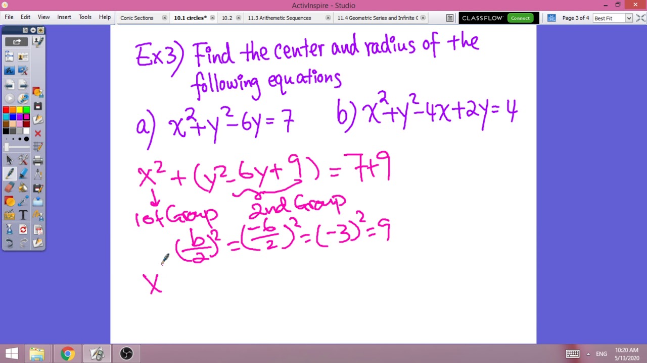 Pre Calculus 10 1 Circle. This is a must watched lecture video for Pre ...