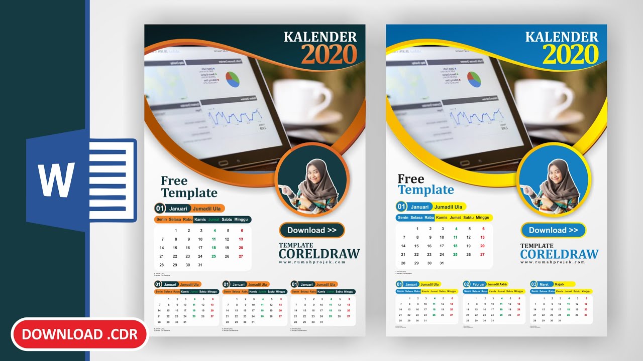 Free Download.! Cara Membuat Kalender Sendiri Di Microsoft Word Tahun ...