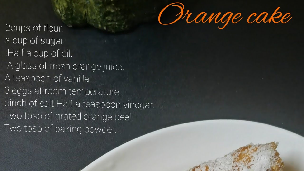 Easy magical orange cake.. كيك البرتقال السهل جداا🍊 - YouTube