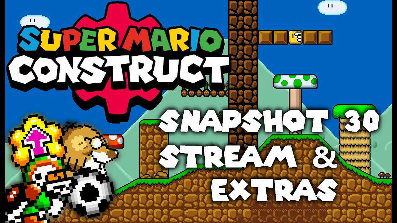 Super Mario Construct Snapshot 30 Developer Stream - YouTube