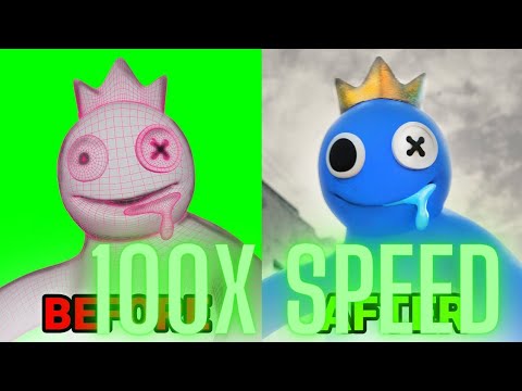[100X SPEED] BEFORE & AFTER: The Rainbow Friends - Rise (official song ...