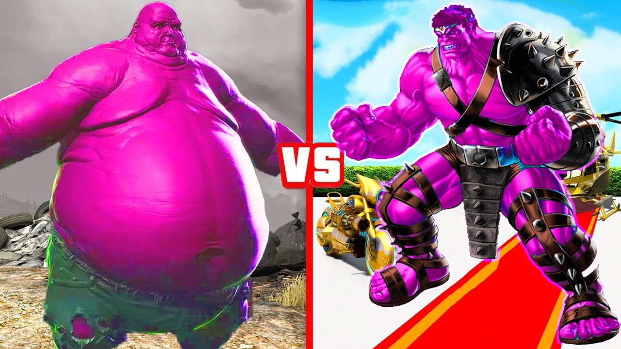 SHINCHAN Upgrading POOR PINK hulk To RICH GOD PINK HULK In GTA 5 ...