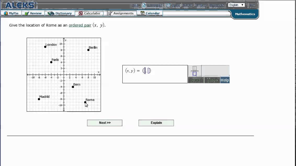 Reading a point in the coordinate plane - YouTube