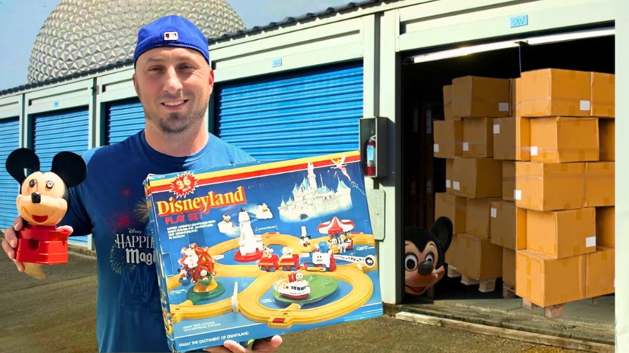25 Year Old Storage Unit Filled with Disney Collectibles - YouTube