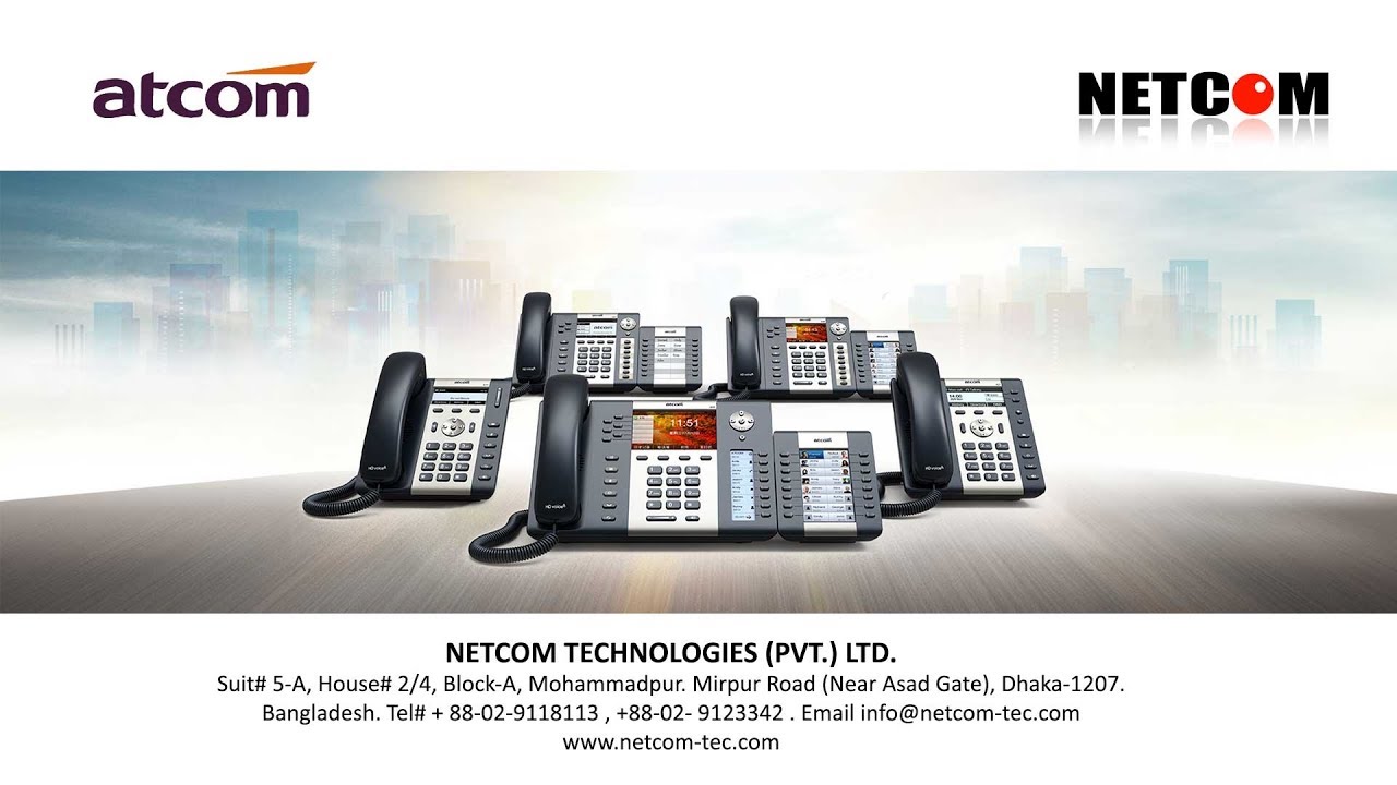 ATCOM IP Phone Netcom Technologies (Pvt.) Ltd. - YouTube
