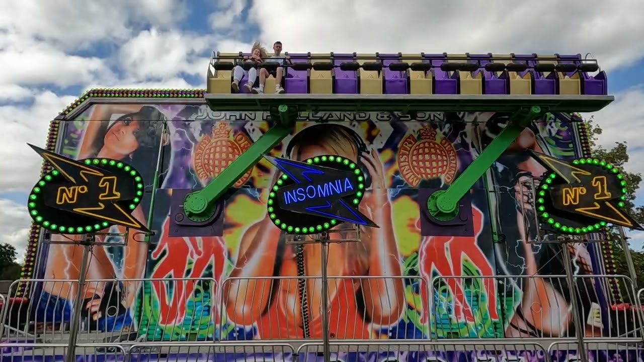 John Holland's insomnia Miami offride pov @ Eventive Funtime Funfair 19/08/2022 - YouTube