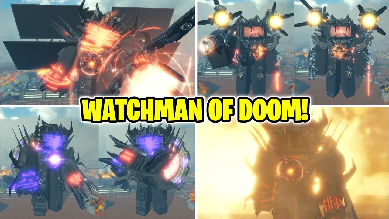 WATCHMAN OF DOOM!! - TOILET WORLD ROLEPLAY 2 NEW W.O.D INSERT CODE RE ...