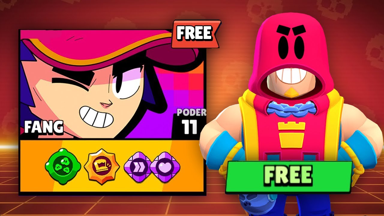 😱 NEW BRAWLER FANG 🥋FREE GROM ⚡ − Brawl Stars - YouTube