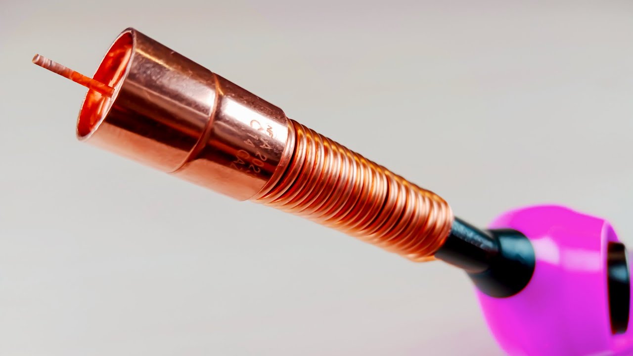 Amazing idea with copper pipe - YouTube