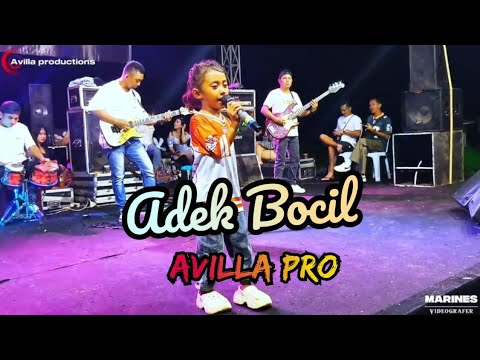 Part 1 Adek Bocil bernyanyi bersama Avilla Pro 
