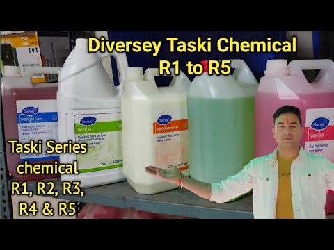 Diversey Housekeeping Chemicals || Taski R1 to R5 #Taski #Diversey # ...