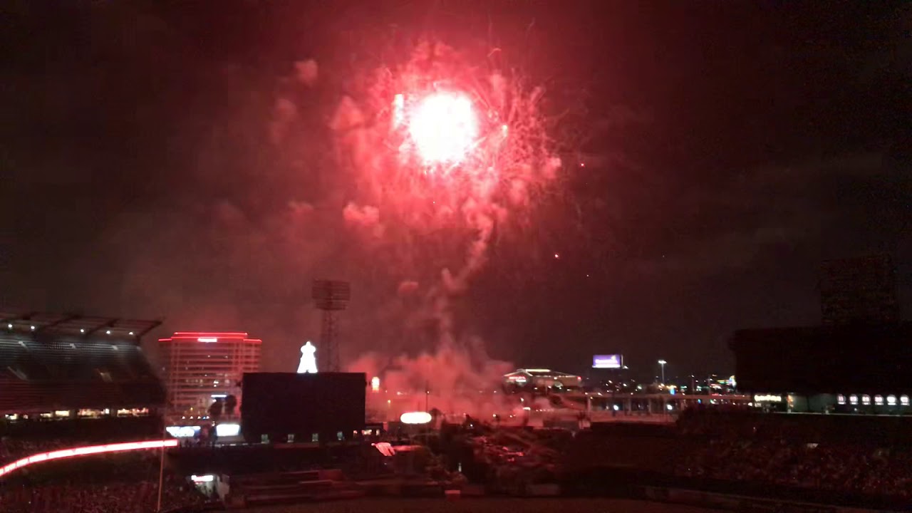 Angels win plus Saturday Night Fireworks 70’s weekend theme show 8/17 ...