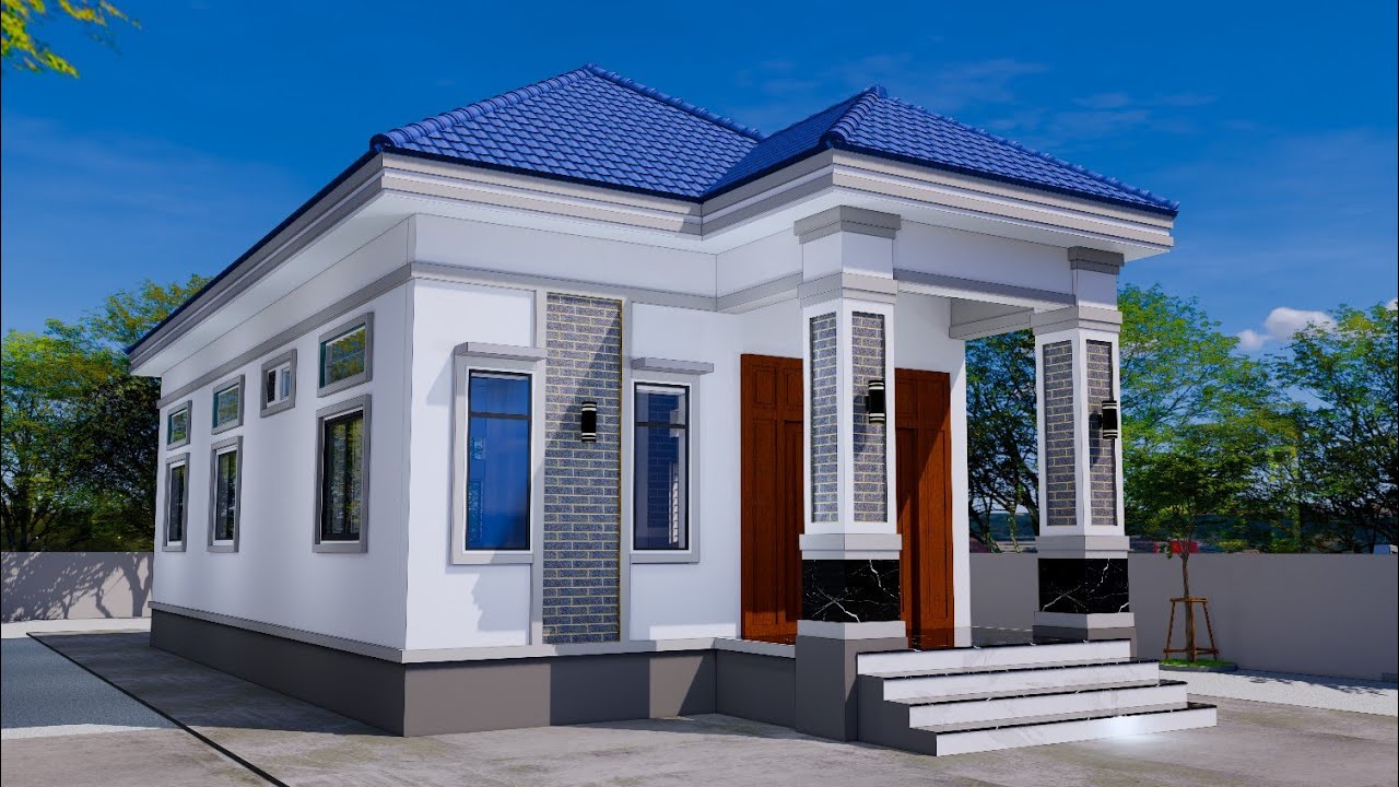 វីឡា 6x14m ម៉ៅផ្ដាច់ជាង 2ម៉ឺនសៀមរាបពលកម្មនិងសម្ភារះ /House 6mx14m 3 ...