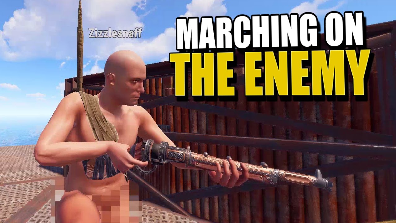 Marching On The Enemy (Rust Survival) #48 - YouTube