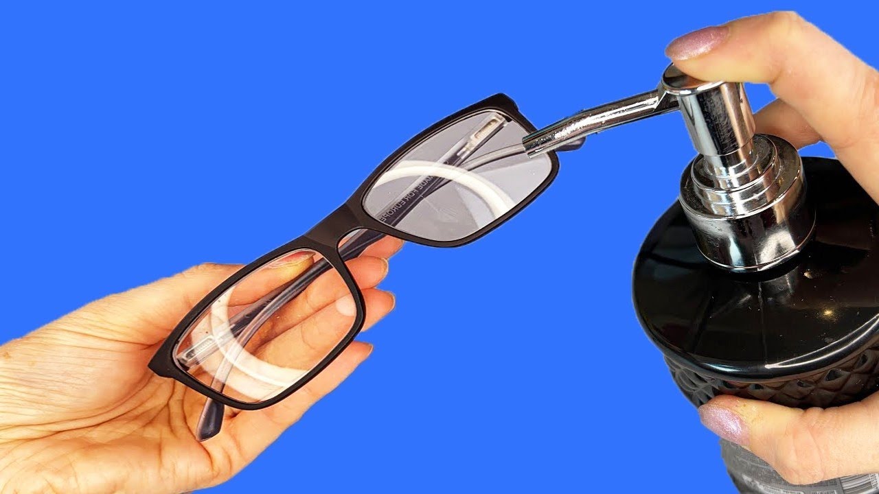 How to remove scratches from glasses! Dirt and scratches disappear ...