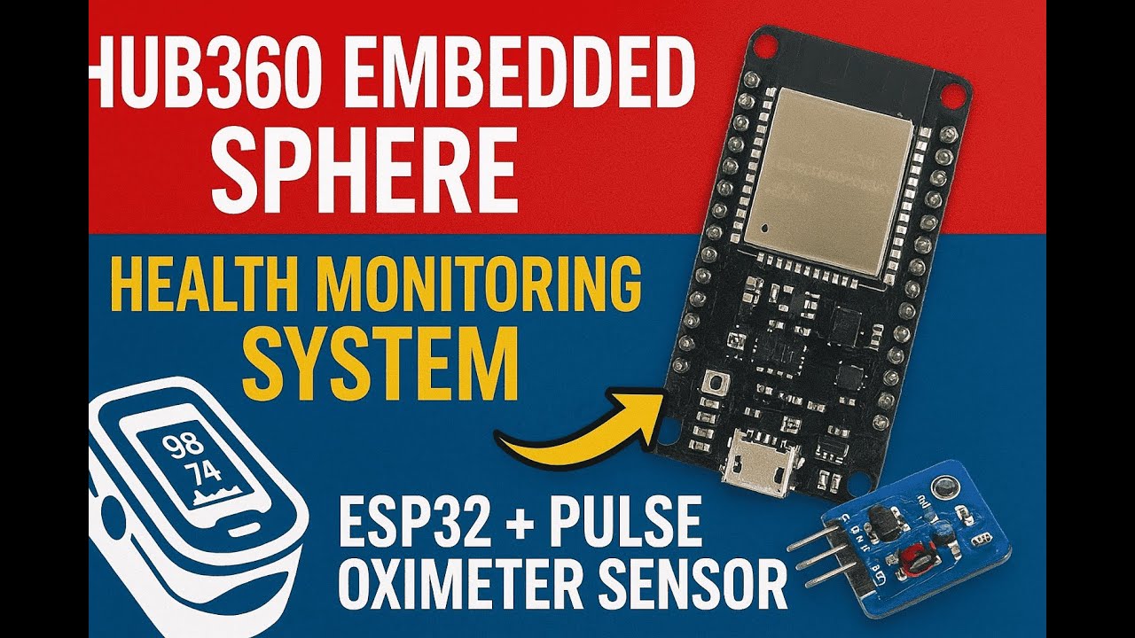 Build a Health Monitoring System with ESP32 & MAX30100 Pulse Oximeter ...