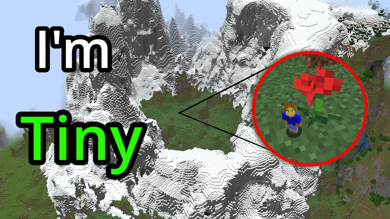 Mini Minecraft - A BIG World a little guy - YouTube