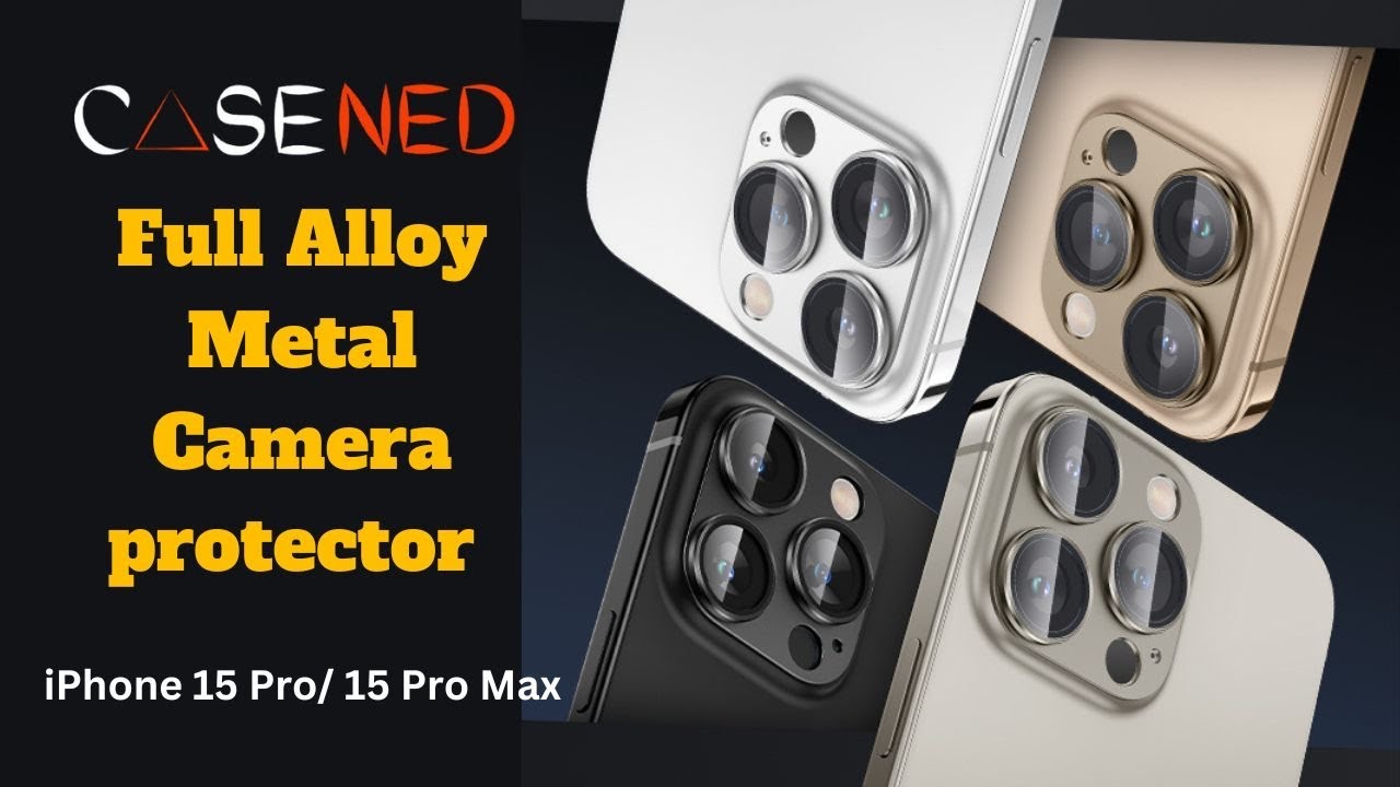 Ultimate Protection: CASENED Camera Lens Protector for iPhone 15 Pro ...