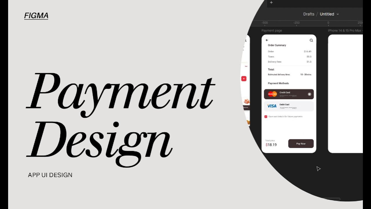 PAYMENT UI DESIGN APP IN FIGMA #26 - YouTube