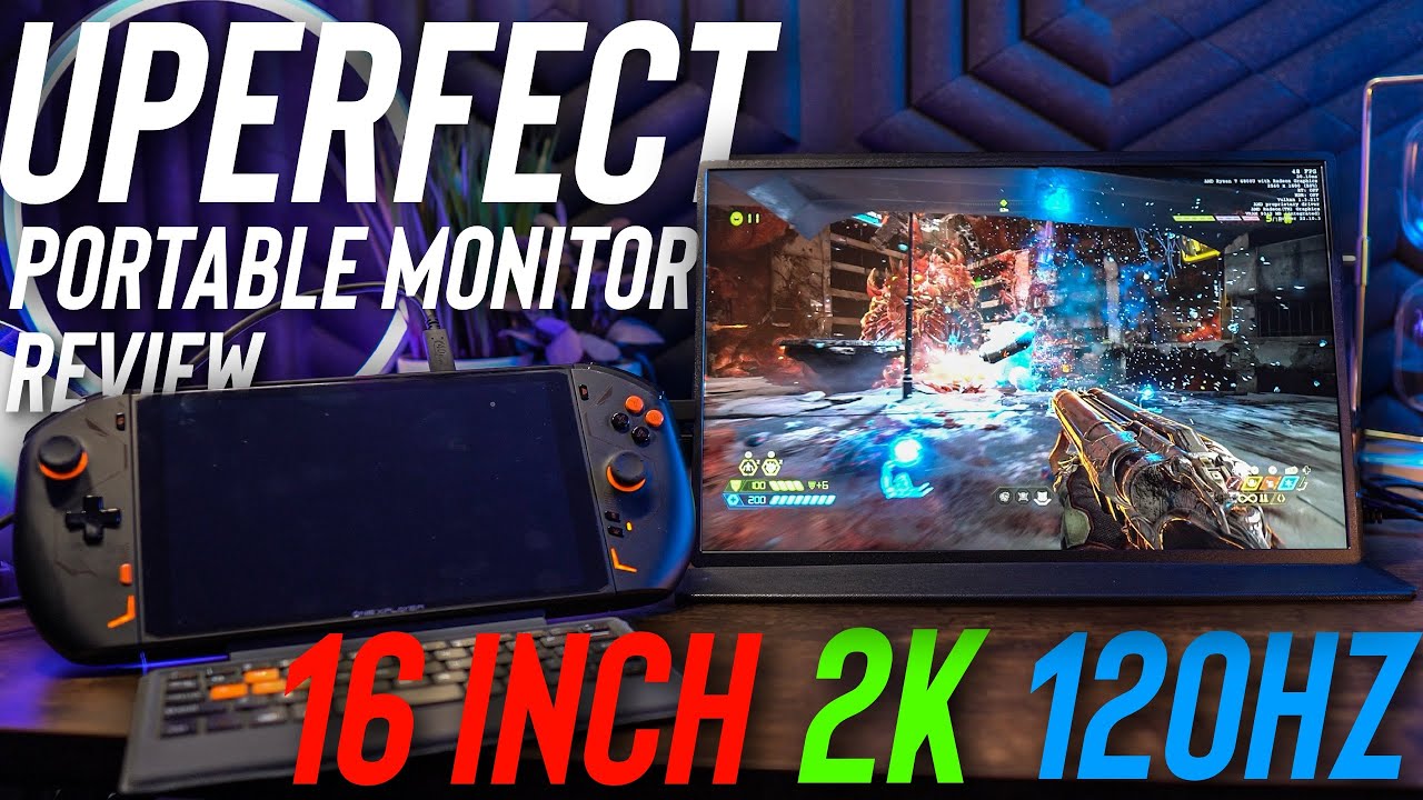 Uperfect 16 inch 2K 120hz Portable Monitor Review (M160C01) - YouTube