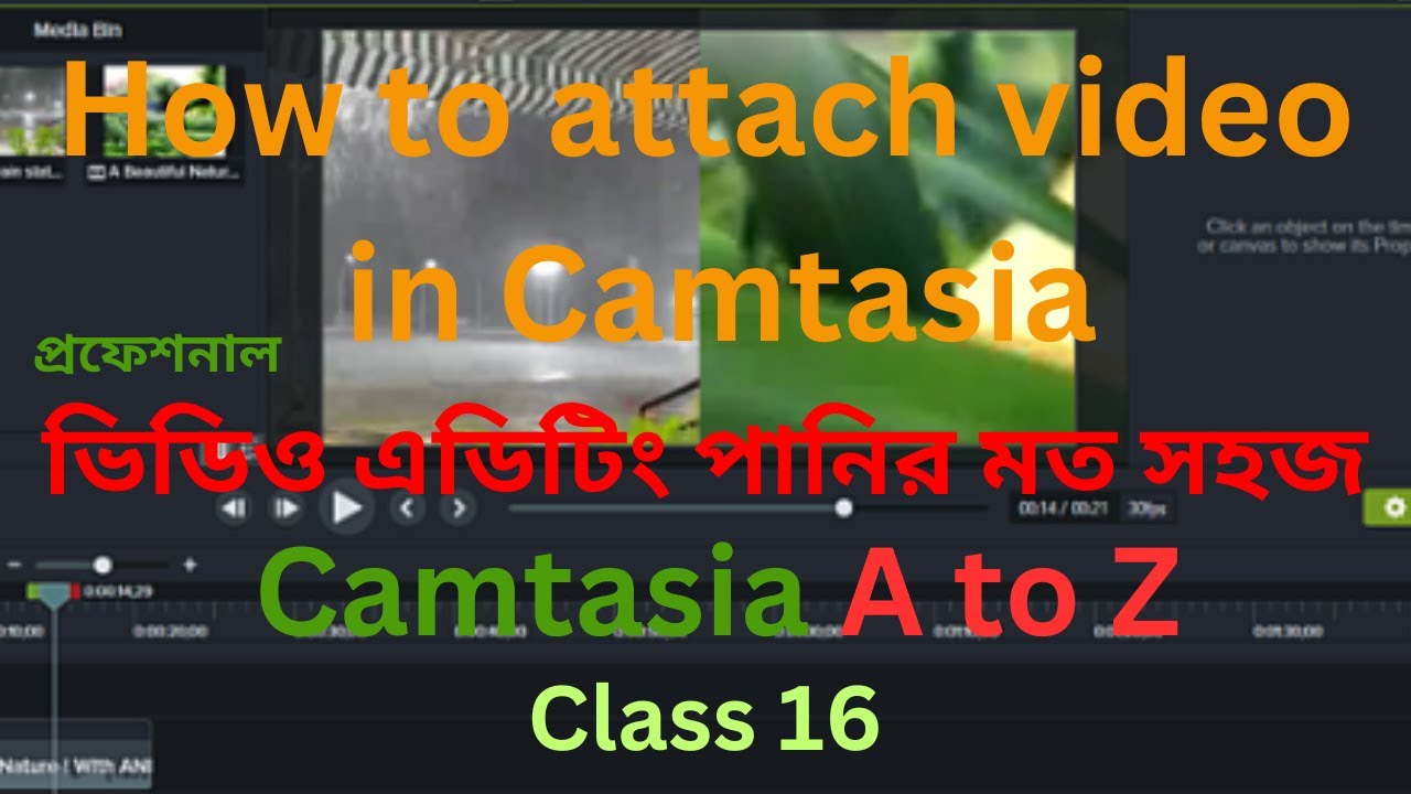 Multiple Video in one screen | How to attach multiple video in Camtasia ...