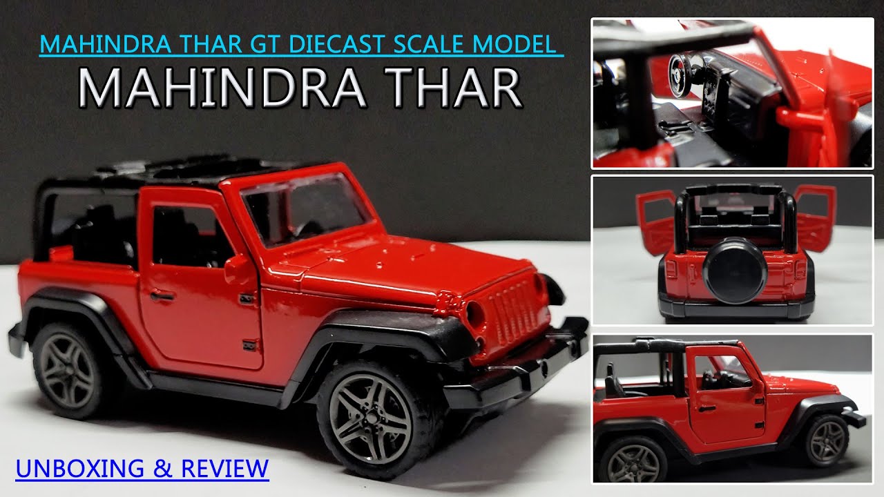 Mahindra Thar Diecast Scale Model I NC TOY FARMING #centytoys # ...