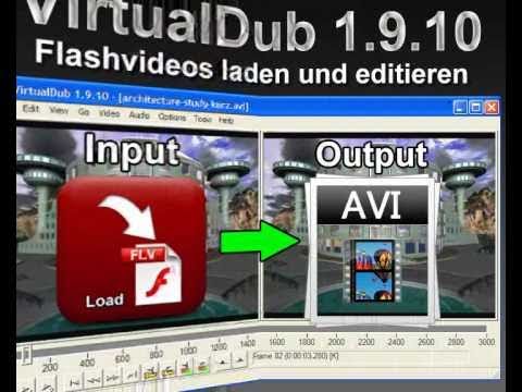 Flash Videos mit VirtualDub editieren - YouTube