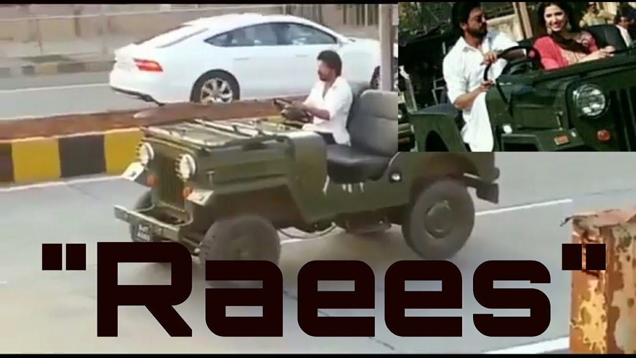 Shahrukh Khan ( SRK ) Shooting a Driving Scene On Ths Sets of His Next ...