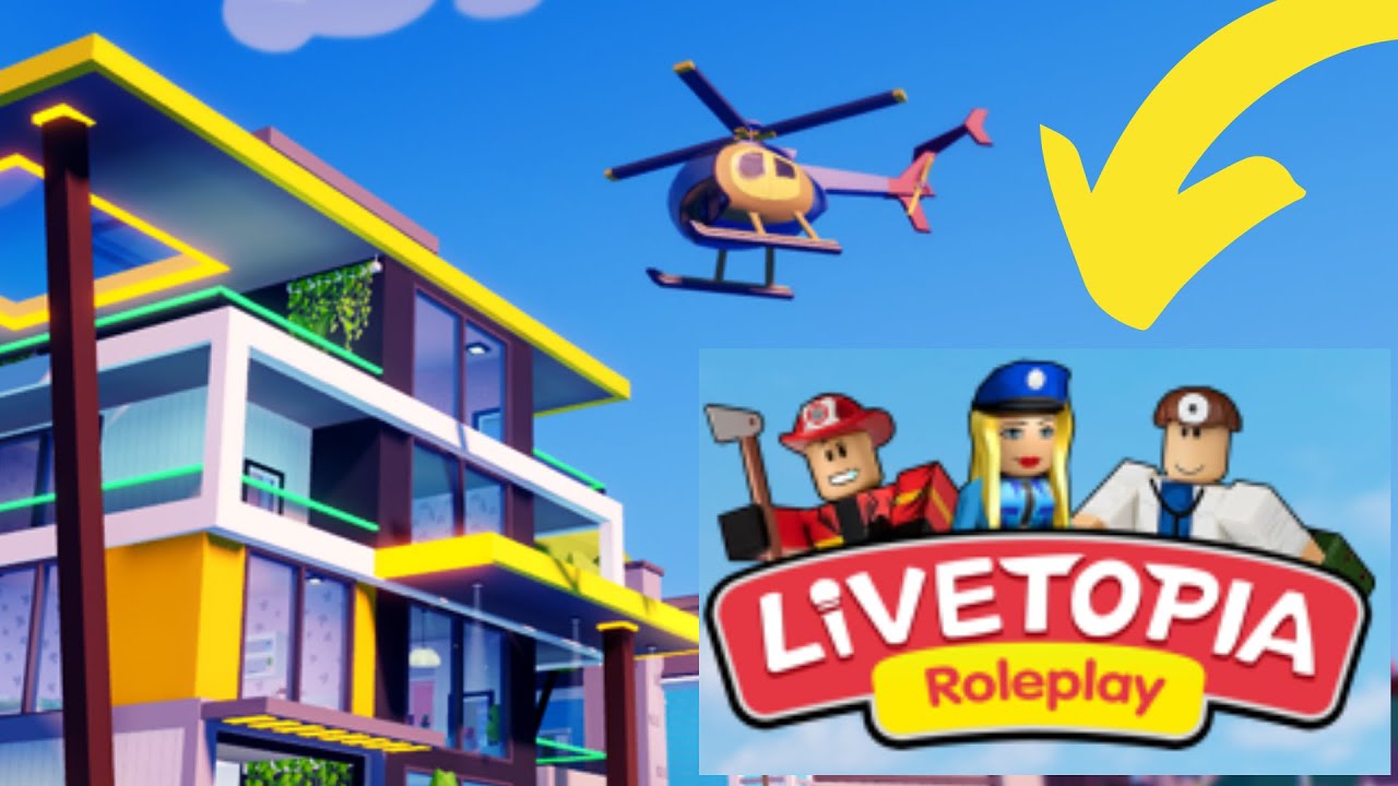 LIVETOPIA - MAIS uma AVENTURA nessa LINDA CIDADE do ROBLOX - YouTube