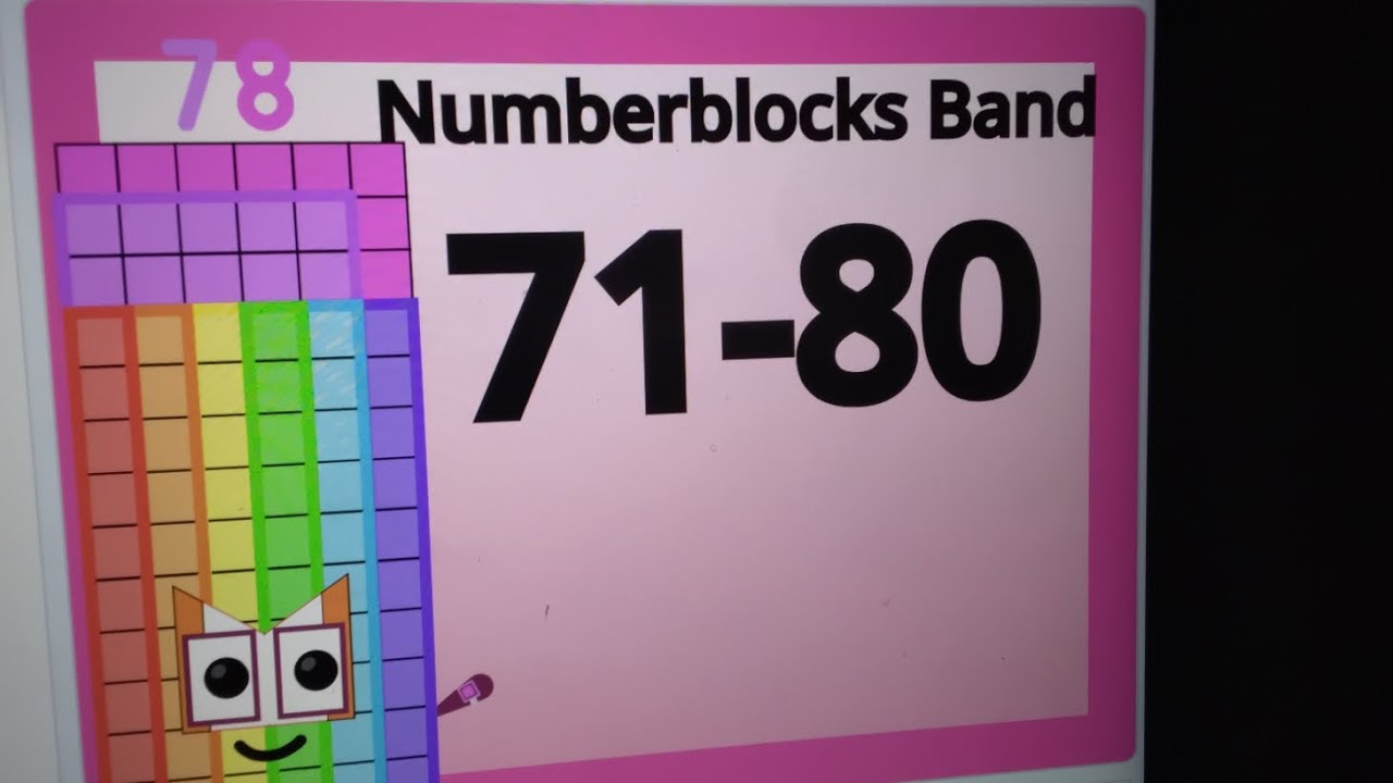 Numberblocks Band 71-80 - YouTube