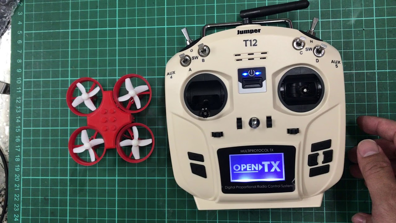 Jumper T12 OpenTX transmitter voice test & JJRC H67 - YouTube