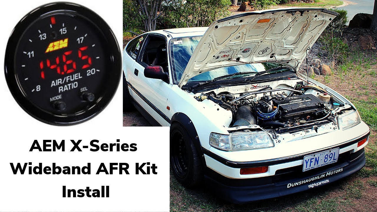 AEM X Series Wideband Install - YouTube