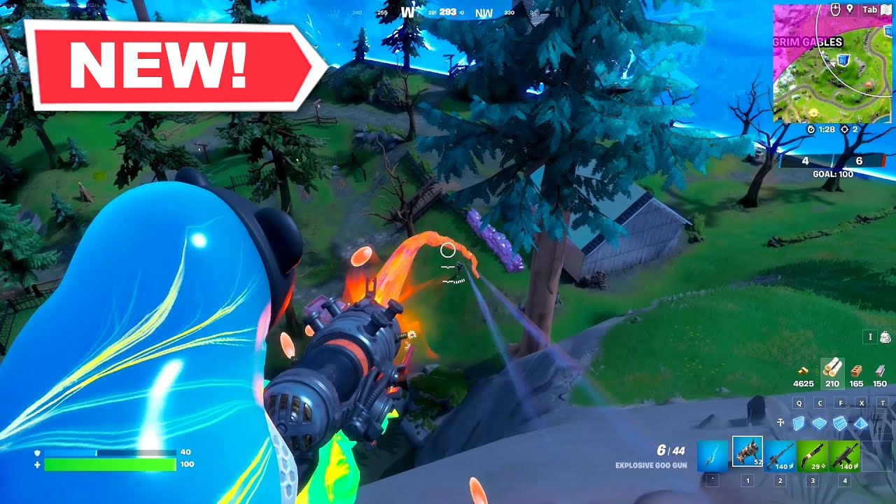 EXPLOSIVE GOO GUN Fortnite - YouTube