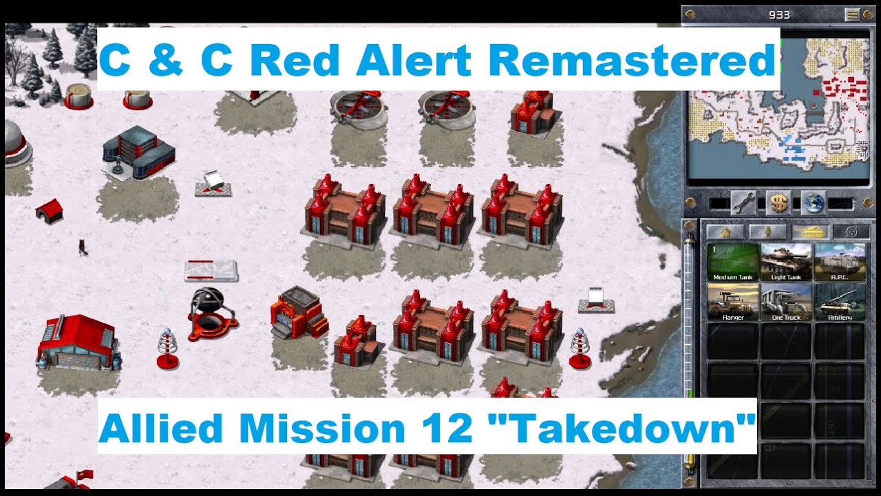 C&C Red Alert 1 Remastered | Allied Mission 12 | - YouTube