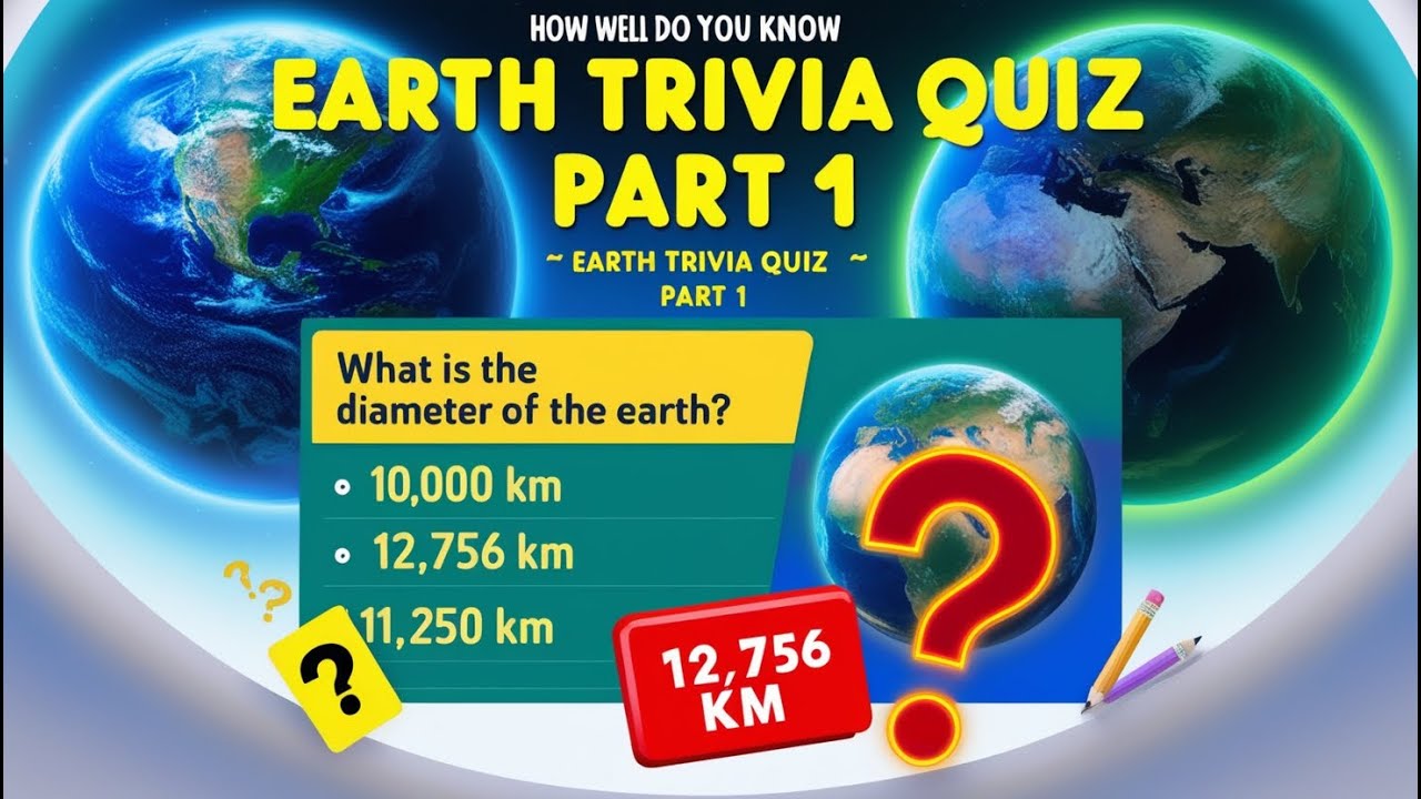 How Well Do You Know Our Planet? 🌎 Earth Trivia Quiz - Part 1 #quiz # ...