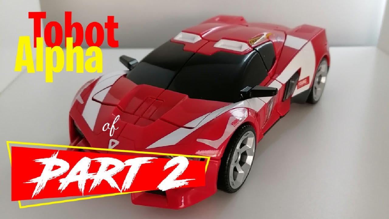 Tobot Alpha Toy Transformation Part 2: The Face! - YouTube
