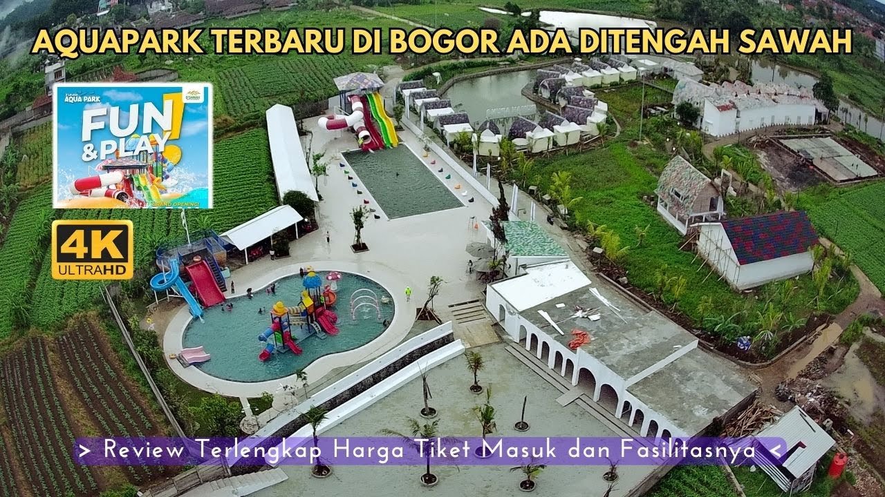 D'Sawah Aquapark Bogor | Aquapark di Tengah Sawah | D'SAWAH RESORT ...