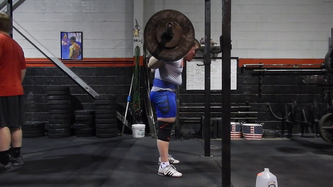 Comp Squat 335 x 4 (Set 5) - YouTube